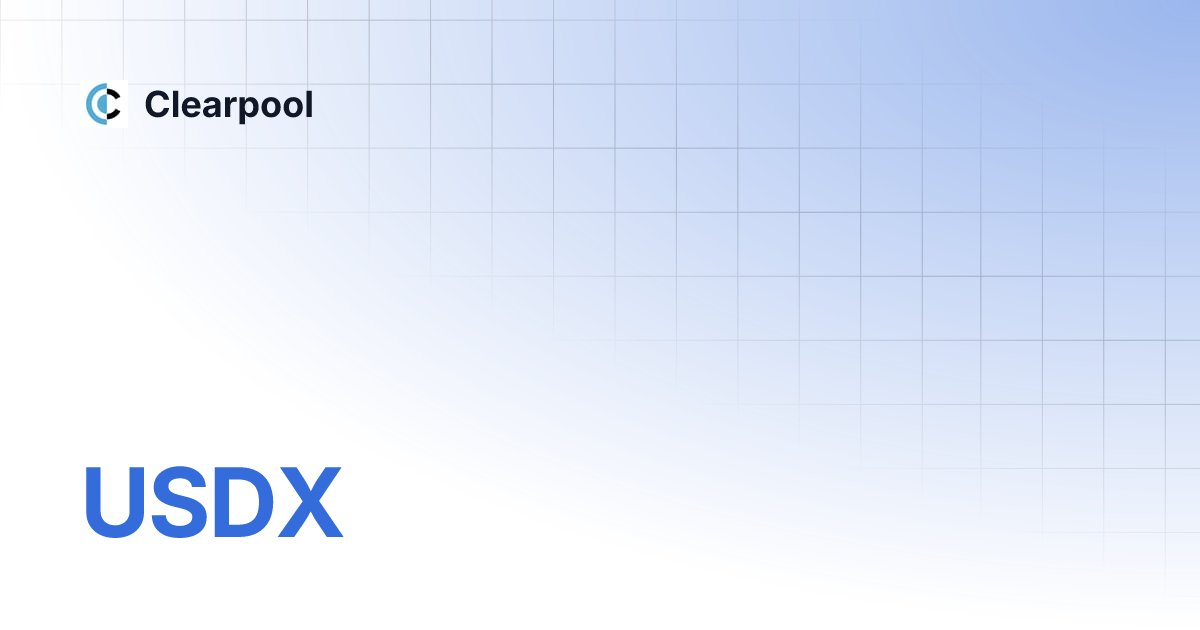 USDX | Clearpool