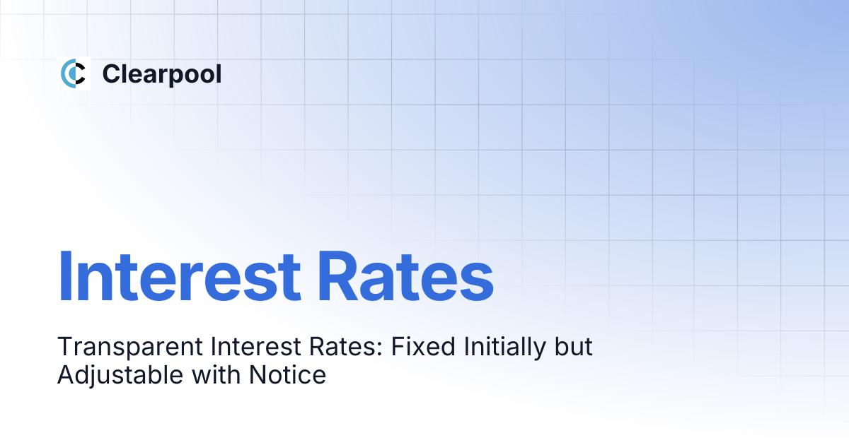 Interest Rates | Clearpool